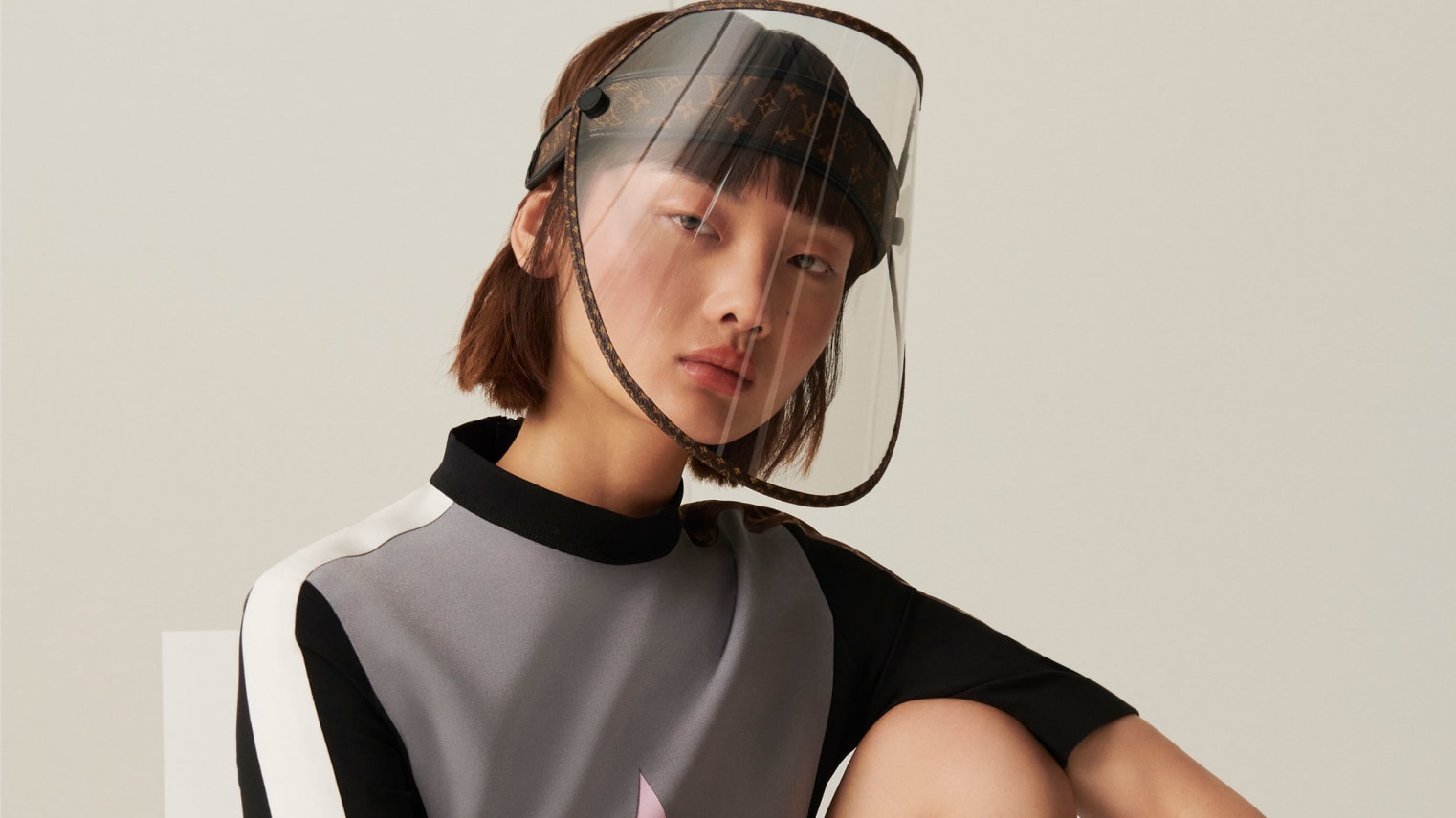 Louis Vuitton's Stylish Face Shield: The Latest Trend in Luxury Fashion